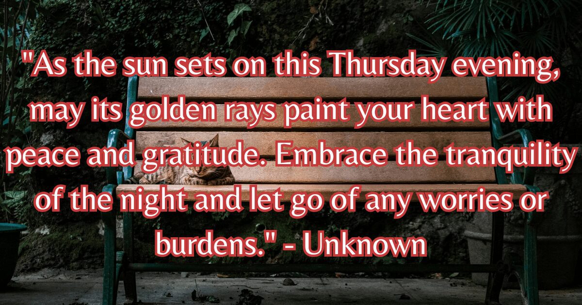 40+ Inspirational Thursday Night Blessings Images and Prayers - Good ...