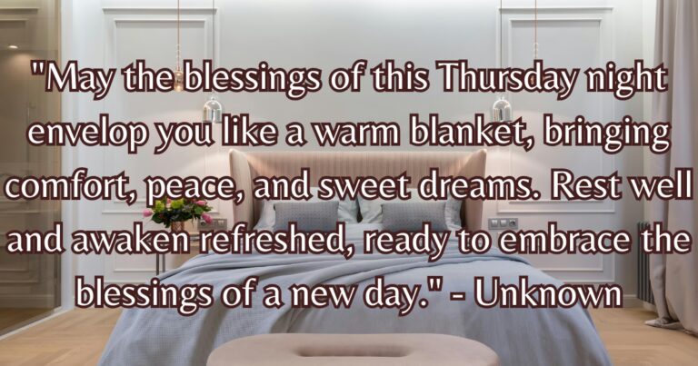 40+ Inspirational Thursday Night Blessings Images and Prayers - Good ...