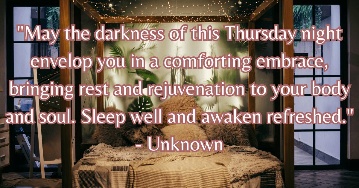 40+ Inspirational Thursday Night Blessings Images and Prayers - Good ...